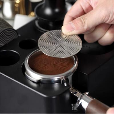 Κίνα Επιβεβαιωμένη από τον μπαρίστα 58 mm οθόνη καφέ από ανοξείδωτο χάλυβα για σύγχρονες μηχανές τσαγιού προς πώληση