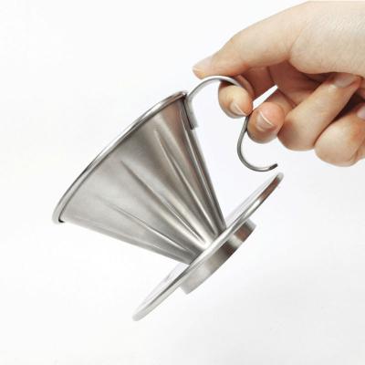 Chine Porteur de filtre en acier inoxydable personnalisé Conception classique pour les amateurs de café et de thé à vendre