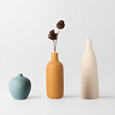 Chine Vase en bois fait à la main décor de verre solide pot de fleurs hydroponique à vendre