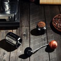 Quality Manual Coffee Grinder with 48mm Flat Burr and Modern Stainless Steel for sale