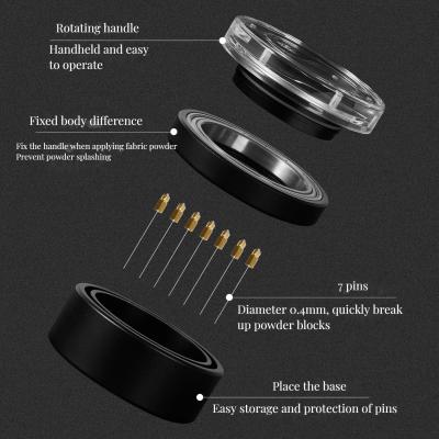 중국 검은색 7개의 바늘 0.4mm WDT 에스프레소 커피 배급 도구 차 커피 바늘 배급 도구 WDT 도구 판매용