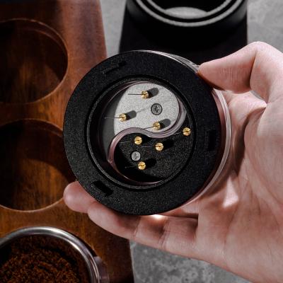 중국 검은색 7개의 바늘 0.4mm WDT 에스프레소 커피 배급 도구 차 커피 바늘 배급 도구 WDT 도구 판매용