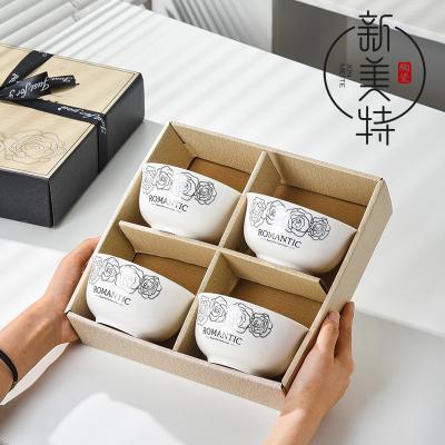 Chine Cadeaux d'affaires Turc Bohème 4,5 pouces Serre à souper en céramique Ensemble de 4 pour n'importe quelle occasion à vendre