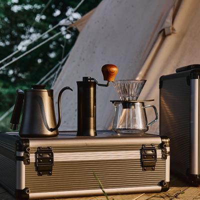 China All in 1 Barista-Kit Gänsehalskessel für Outdoor-Reisen Camping Kaffee übersetzen Set zu verkaufen