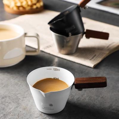 Chine Conception classique 120 ml tasse de mesure d'espresso en acier inoxydable pour outils de café et de thé à vendre