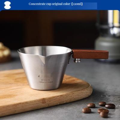 Chine Conception classique 120 ml tasse de mesure d'espresso en acier inoxydable pour outils de café et de thé à vendre