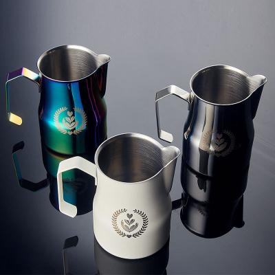 Chine 350 ml/500 ml de fût de lait en acier inoxydable pour café Espresso à vendre