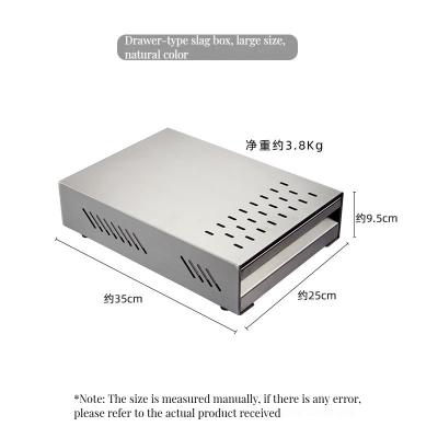 Chine Classique de luxe de style en acier inoxydable Knock Box tiroir pour le thé café à vendre