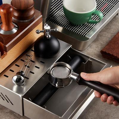 Chine Classique de luxe de style en acier inoxydable Knock Box tiroir pour le thé café à vendre