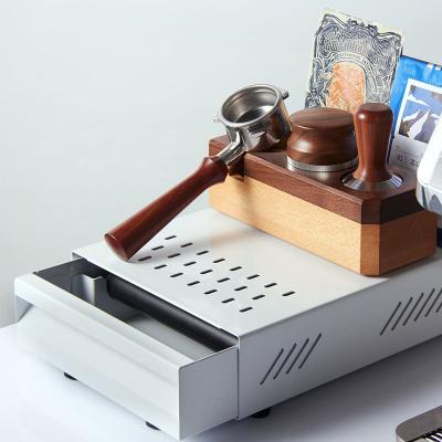 Κίνα Χάλυβα από ανοξείδωτο χάλυβα Knock Box Drawer Type Grounds Container για εστιατόριο σπίτι και καφέ προς πώληση
