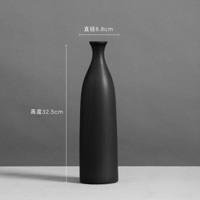 중국 현대용 탁상 창고 단순 흑백 세라믹 거실 장식 중형 판매용