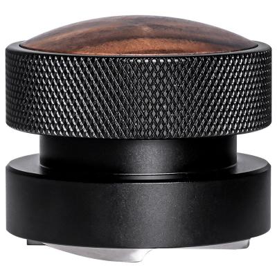 Chine Barista Coffee Tamper 51mm 53mm 58.35mm en acier inoxydable avec une casquette en bois de noyer à vendre