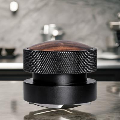 Chine 58mm Espresso tamper ensemble en acier inoxydable avec un bouchon en bois de noyer Durable et écologique à vendre