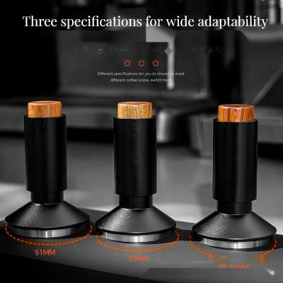 중국 51mm 53mm 58mm 2인1 상용용 콘스턴트 압력 커피 탬퍼 바늘 배급기 판매용