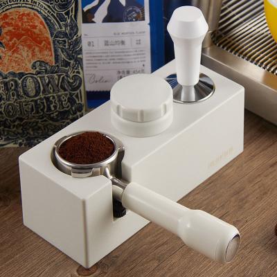 중국 지속 가능한 스테인리스 스틸 58mm 커피 탬퍼 현대 디자인 컴팩트 ABS 스탠드 판매용