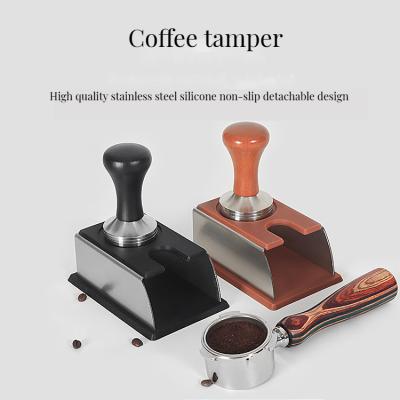 Chine Station de manipulation d'espresso noir avec acier inoxydable écologique et type céramique à base de bois massif Aucun à vendre