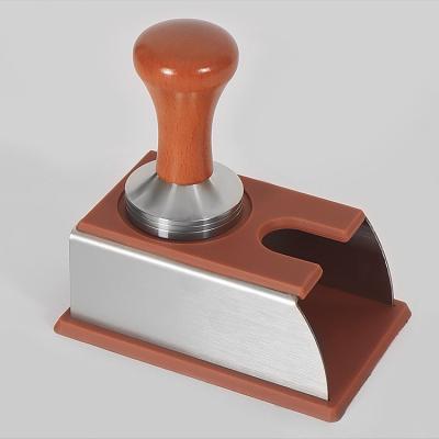Chine Station de manipulation d'espresso noir avec acier inoxydable écologique et type céramique à base de bois massif Aucun à vendre