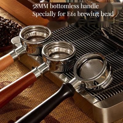 Κίνα Φορητό Ultimate Hand Pour Set Καφέ με 58mm ατσάλινη λαβή και φορητό φίλτρο από στερεό ξύλο προς πώληση