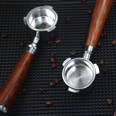 Chine Portfiltre à poignée en céramique de 51 mm avec poignée en bois et conception en acier inoxydable à vendre