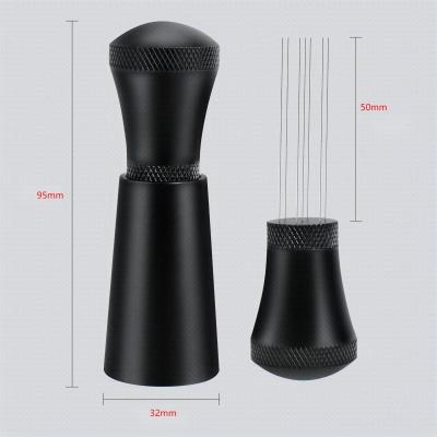 Chine Outil de remuage de poudre de café Distributeur d'espresso portable en acier inoxydable avec support à vendre