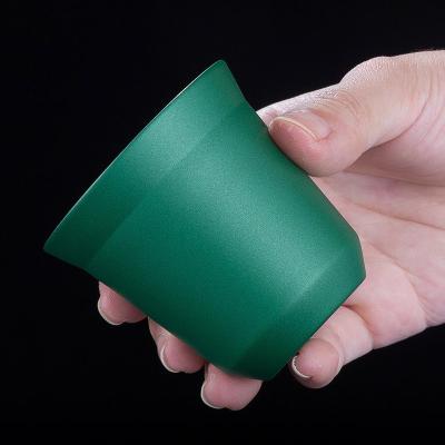 Chine Acier inoxydable 304 double couche isolée tasse de café Grip 80 ml capacité pour les parties à vendre