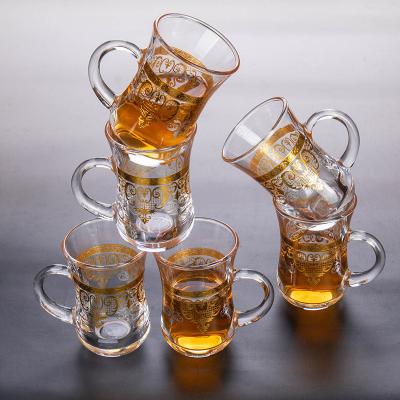 Chine 150 ml de petit verre de style vintage, tasse de café et de thé pour intérieur, certifié UE écologique à vendre
