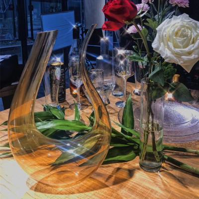 Chine Profitez des riches saveurs des vins de Bourgogne Bordeaux avec des coupes cristallines d'ambre sans plomb à vendre