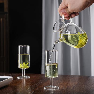 Chine 200 ml de capacité de verre infuseur de thé vert minimaliste pour une préparation facile et pratique du thé à vendre