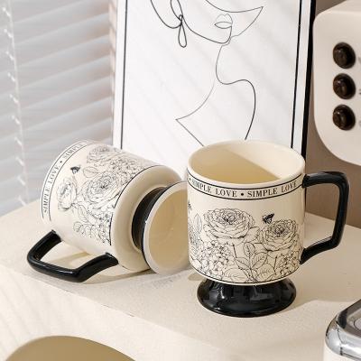 Chine Coupe de café rétro idéale pour servir du café, du lait, du jus de thé ou d'autres boissons à vendre