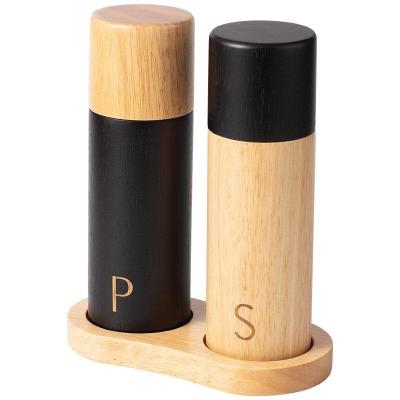 Chine Le moulin à poivre, le sel, le cœur de céramique réglable de 7 pouces, les secouettes manuelles, le bois de chêne, un design élégant. à vendre