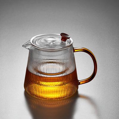 중국 고보로실리케이트 유리 차 냄비-1000ml 클래식 디자인과 열 저항 손잡이 판매용