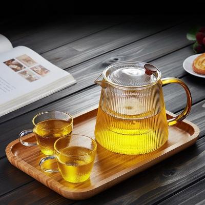 중국 고보로실리케이트 유리 차 냄비-1000ml 클래식 디자인과 열 저항 손잡이 판매용