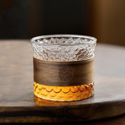 Chine 150 ml anneau isolant thermique verre tasse pour l'eau potable café thé dans un style de design moderne à vendre