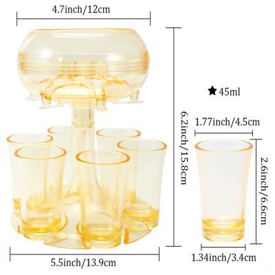 Κίνα Μοναδικό σχεδιασμό 6 Shot Glass Dispenser και Κρατητής για Beer Whiskey Cocktail Εραστές προς πώληση