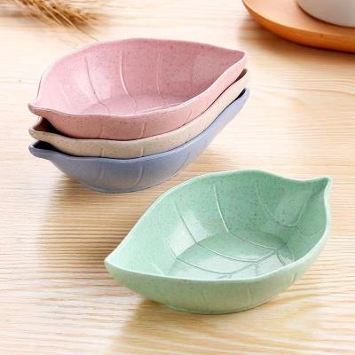Chine Design de paille de blé luxueux Couverts japonais Plate de sauce soja pour les fêtes à vendre