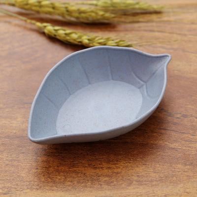 Chine Design de paille de blé luxueux Couverts japonais Plate de sauce soja pour les fêtes à vendre