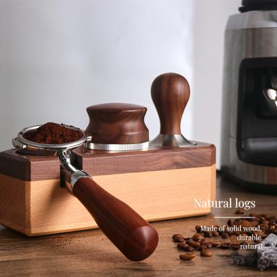 Chine 58 mm Barista outil noir ABS Portafilter Espresso porte-bouchon avec taille personnalisée à vendre