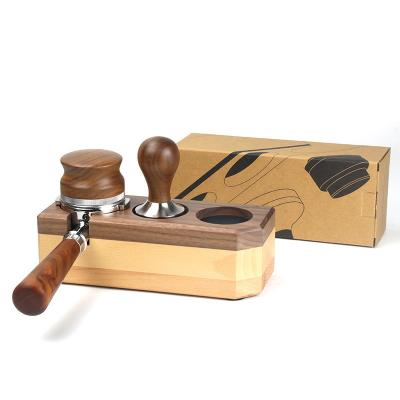 Chine 58 mm Barista outil noir ABS Portafilter Espresso porte-bouchon avec taille personnalisée à vendre