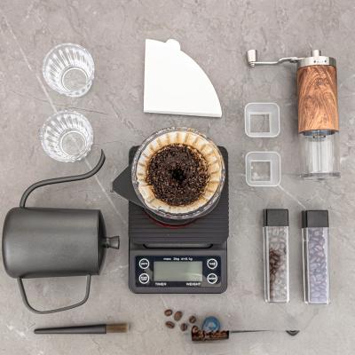 Chine Set de café à goutte à goutte en acier inoxydable électrique avec logo personnalisé et boîte cadeau de luxe à vendre