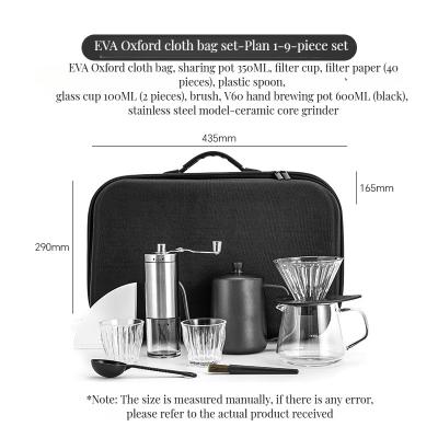 Chine Set de café à goutte à goutte en acier inoxydable électrique avec logo personnalisé et boîte cadeau de luxe à vendre