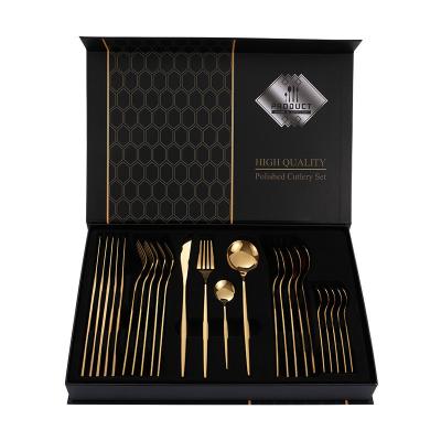 Chine Conception moderne Fête d'occasion Boîte cadeau couteau fourchette cuillère ensemble pour le dîner occidental à vendre