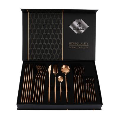 Chine Conception moderne Fête d'occasion Boîte cadeau couteau fourchette cuillère ensemble pour le dîner occidental à vendre