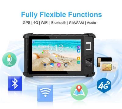 China HF-FP08 Touch Screen Rugged Waterproof Handheld Tablet PC Capacitive Panel, Multi-Point Touch, With Fingerprint Reader en venta