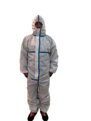 China Disposable Protective Suit Anti-Dust Isolation Clothing Coverall Uniforms Ventilation Against Infeetion Isolation en venta