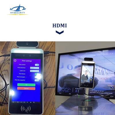 China HFSecurity RA08TOutdoor Optional 4g Adjustable detecting distance Face Temperature Detection And Recognition Device en venta