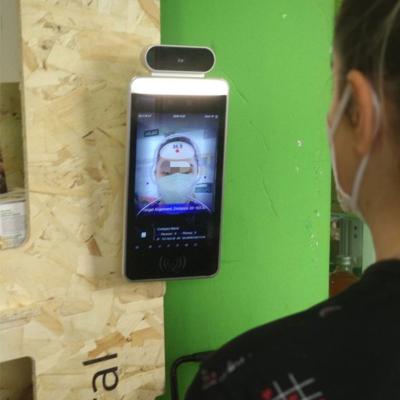 China HFSecurity RA10T 10.1 Inch Face Recognition RA10T Outdoor Facial Recognition With TemperatureAccess Control & Attendance en venta