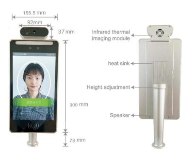 China HFSecurity RA10T 10.1 Inch Face Recognition RA10T Outdoor Facial Recognition Access Control & Attendance For Turnstile en venta