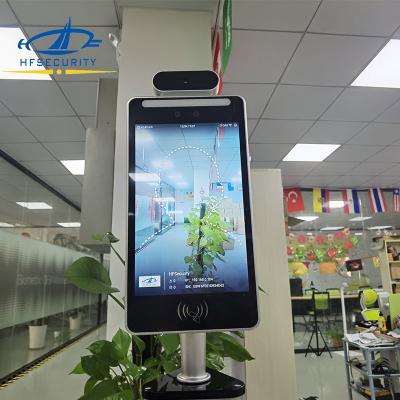 China HFSecurity RA08T Wireless Optional 4g Adjustable detecting distance Face Temperature Detection And Recognition Device en venta