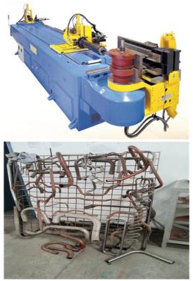 Cina Macchina piegatubi 11Kw, commutatore del tubo di CNC del tubo dell'automobile di Mingwei di angolo di curvatura 0-190 in vendita
