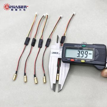 Smallest Laser Diode Head Module Compact Dimensions 3.3x8mm, 3.85x8.5mm, 4x10mm, 6x12mm